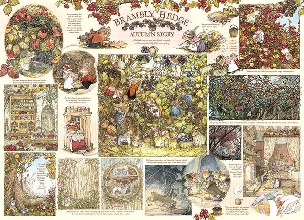 Brambly Hedge Autumn Story 1000 Piece Jigsaw Puzzle – Gaia Jigsaw Puzzles